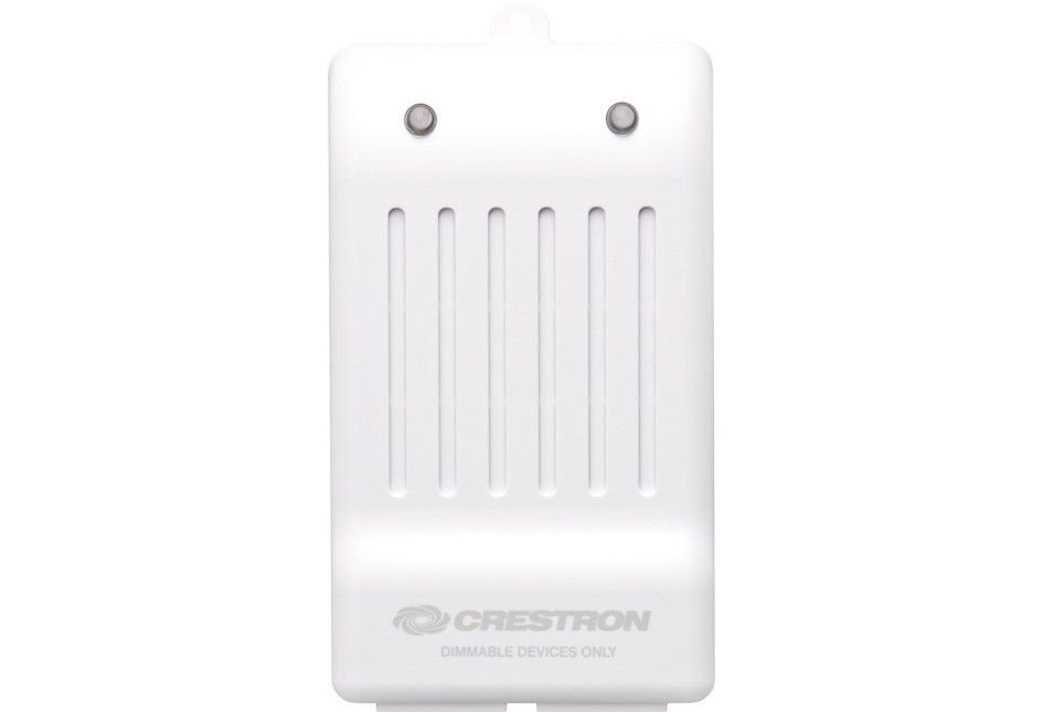 Crestron Dual-Channel Wireless Lamp Dimmer, Ground Pin Down, White ...
